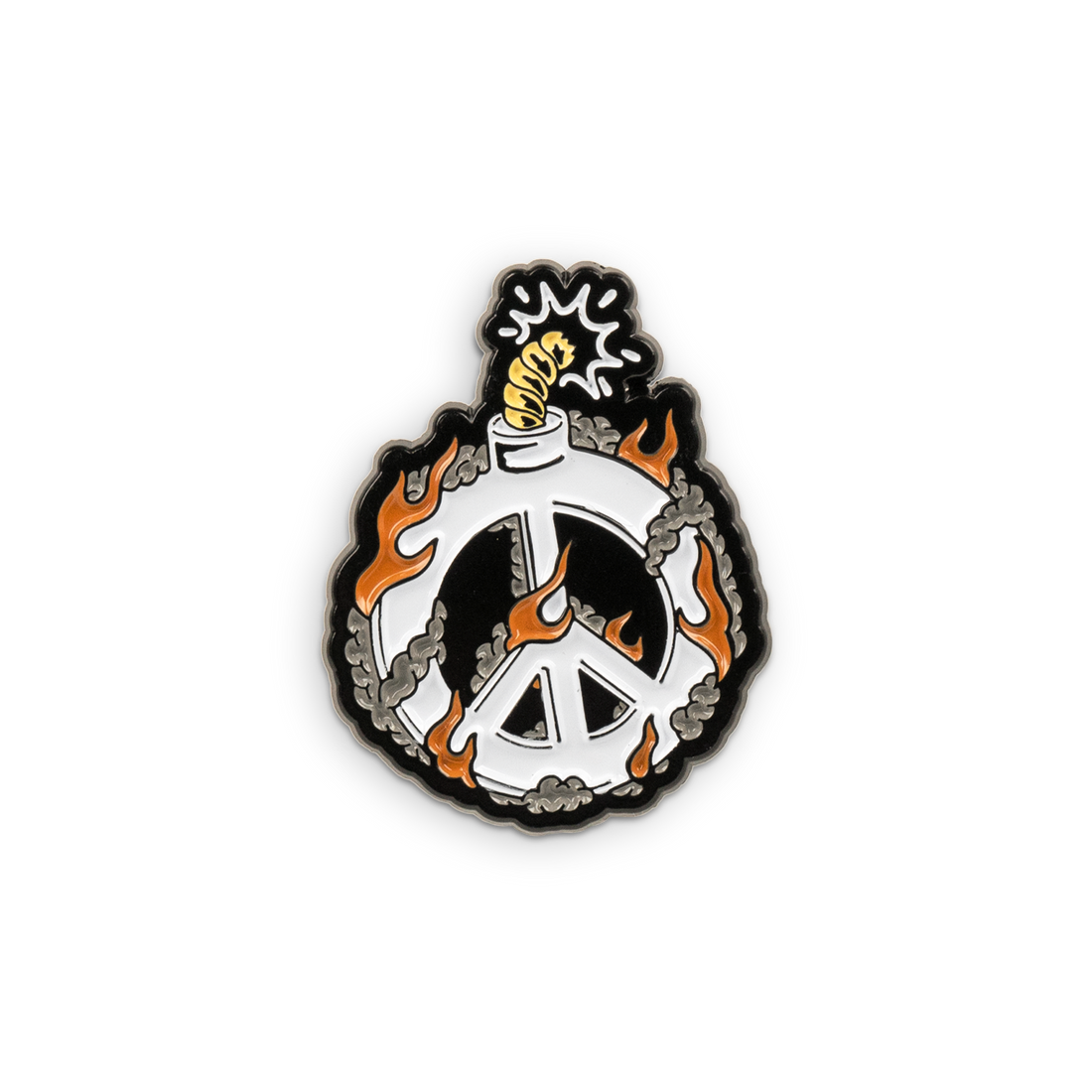 Peace Bomb Enamel Pin – Stray From the Path | Official Merchandise